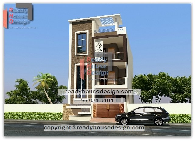 elevation design images for triple story